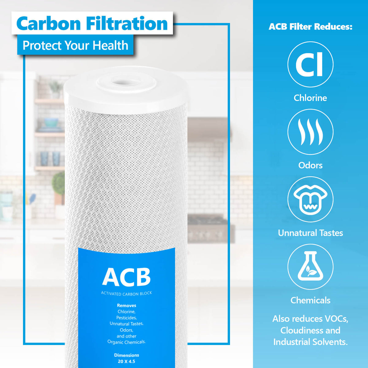 Activated Carbon Block Whole House Water Filter – Express Water