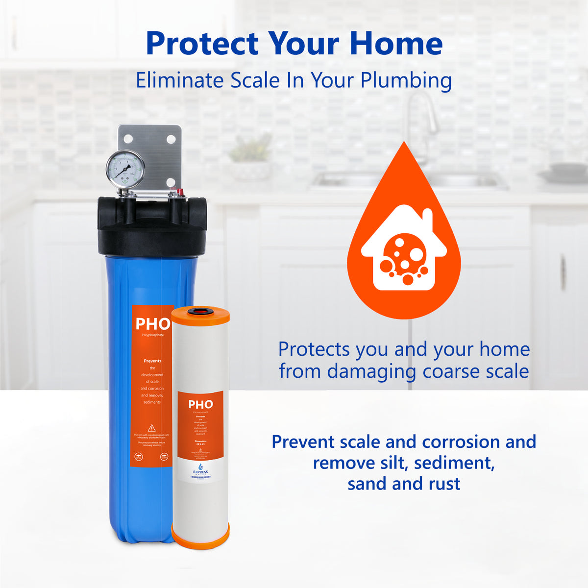 Anti-Scale Whole House Filter - Protect Your Plumbing – Express Water
