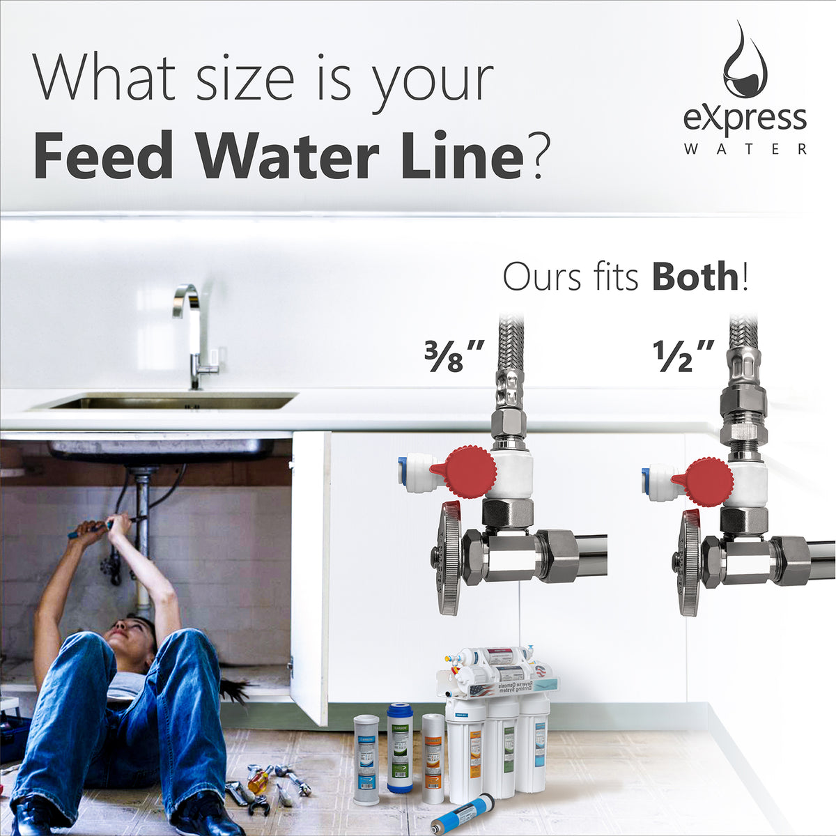 Feed Adapter Valve Quick Connect | Express Water